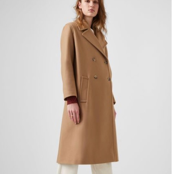 French Connection | Jackets & Coats | French Connection Camel Long ...